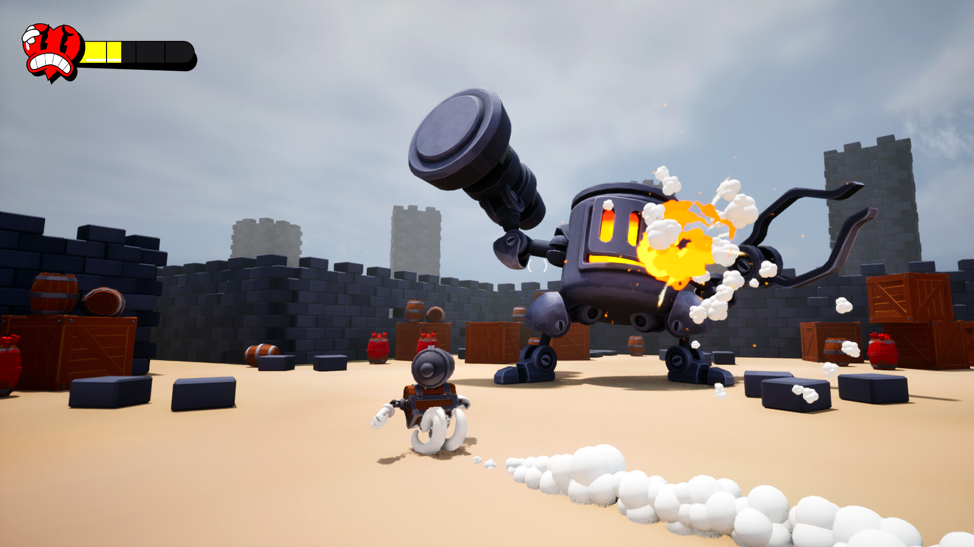CannonHead - A Quirky Cartoonish Third-Person Action Shooter