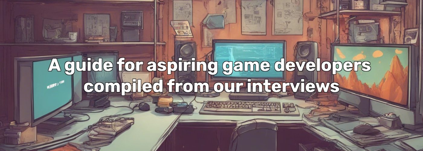 A guide for aspiring game developers compiled from our interviews